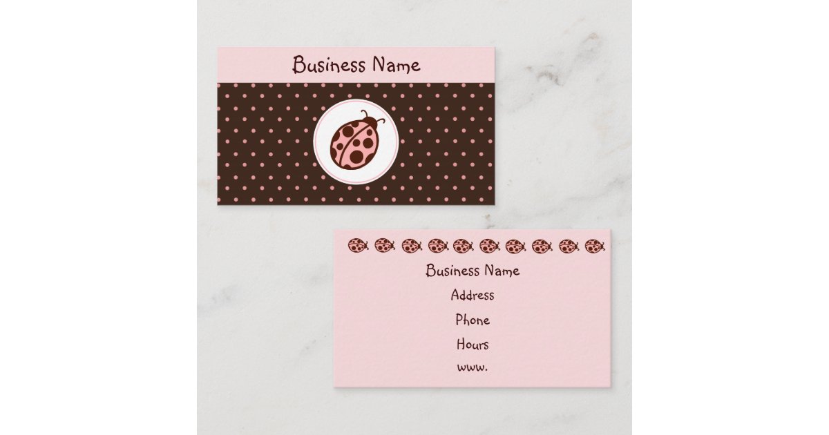 Ladybug Business Cards | Zazzle