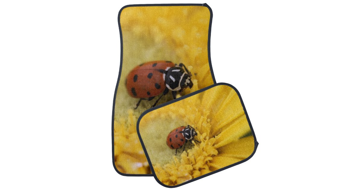 Ladybug car mats | Zazzle