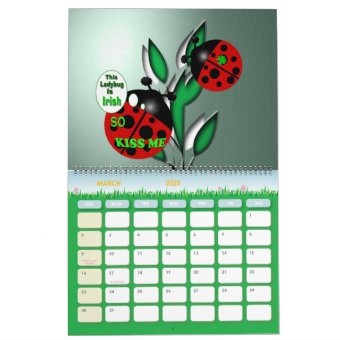 Ladybug Delight Calendar | Zazzle
