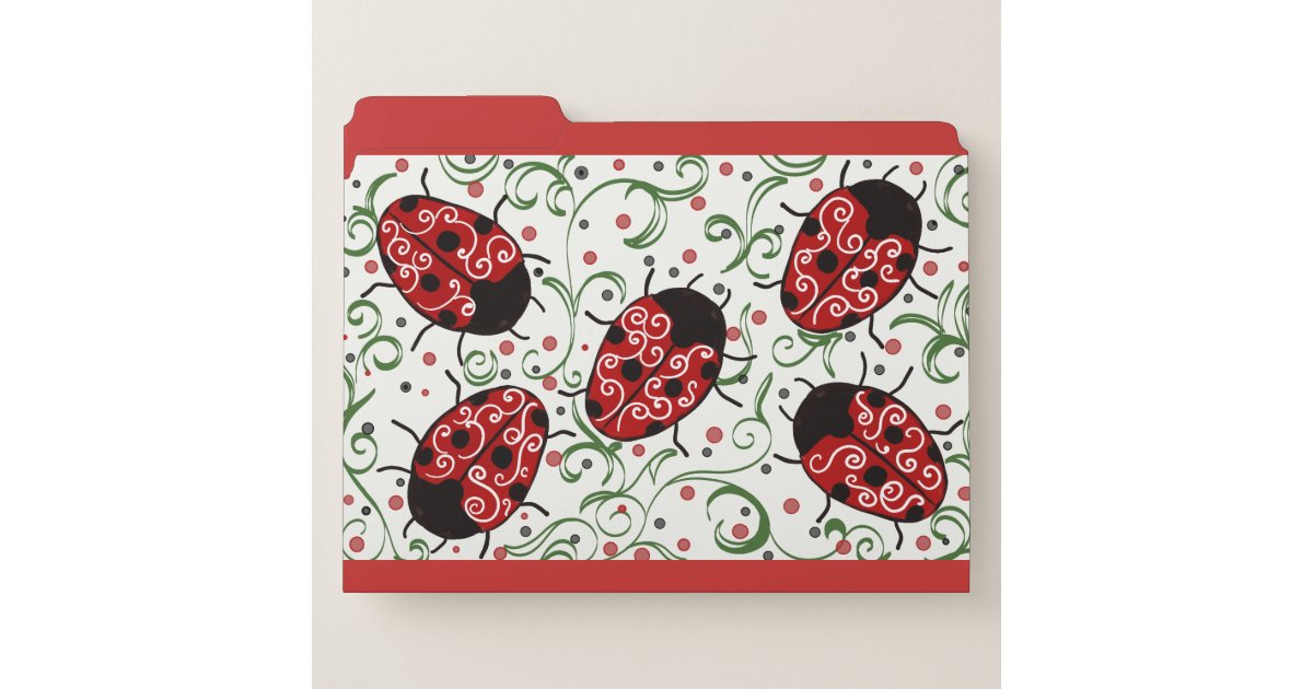 Ladybug File Folder | Zazzle