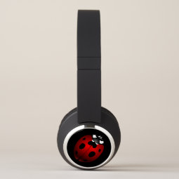 Ladybug Headphones Ladybird Bug Gifts | Zazzle