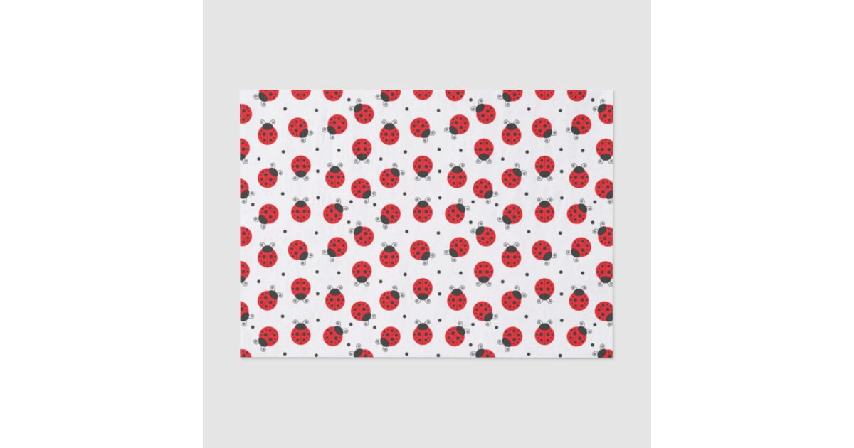 Ladybug Insect Tissue Paper | Zazzle