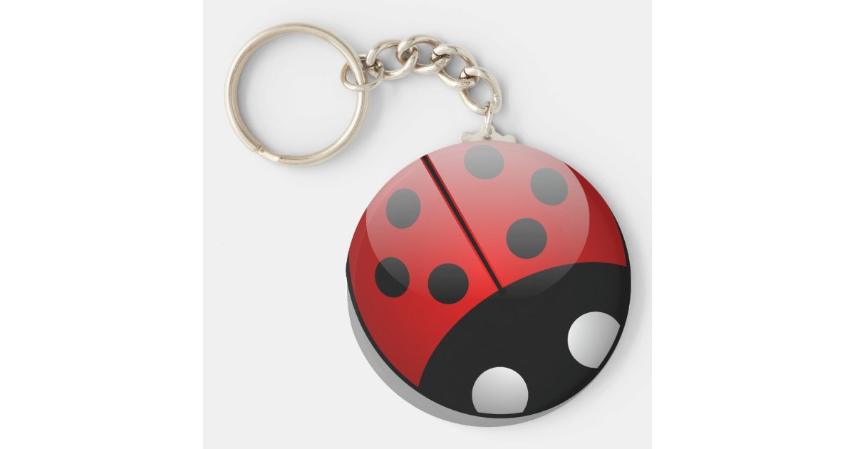 Ladybug Keychain | Zazzle