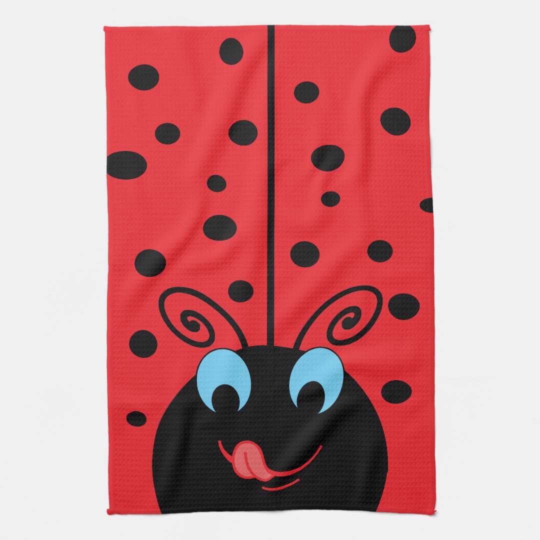 Ladybug Kitchen Towel | Zazzle