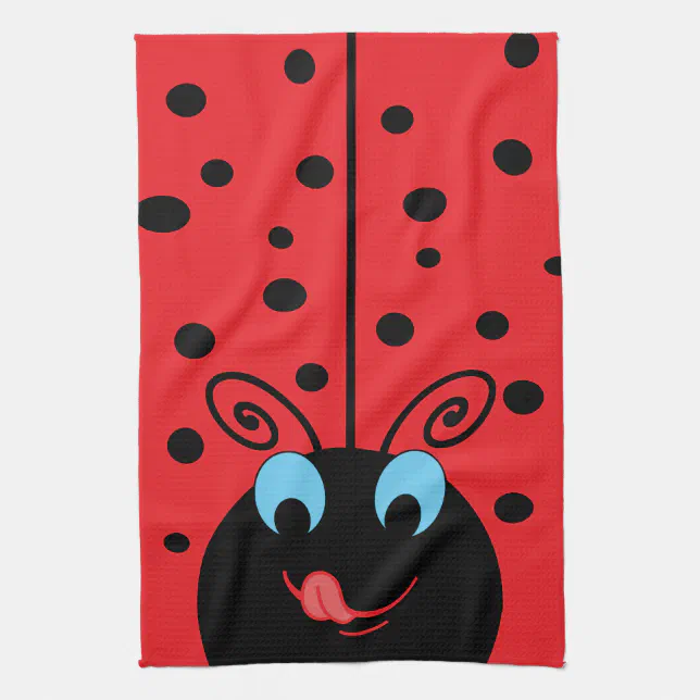Ladybug Kitchen Towel | Zazzle