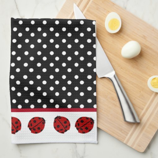 Ladybug Kitchen Towel | Zazzle