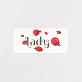 Ladybug Labels | Zazzle