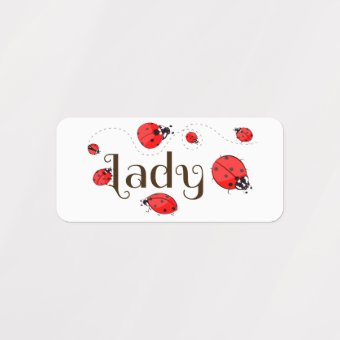 Ladybug Labels | Zazzle