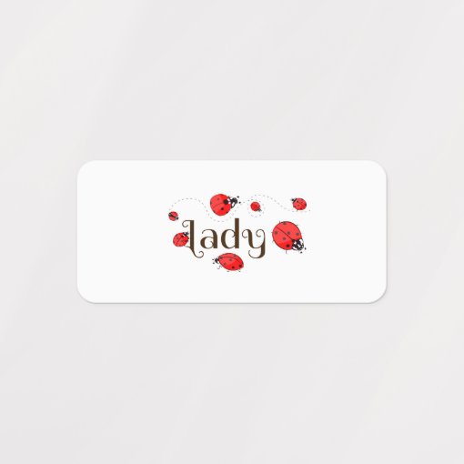 Ladybug Labels | Zazzle