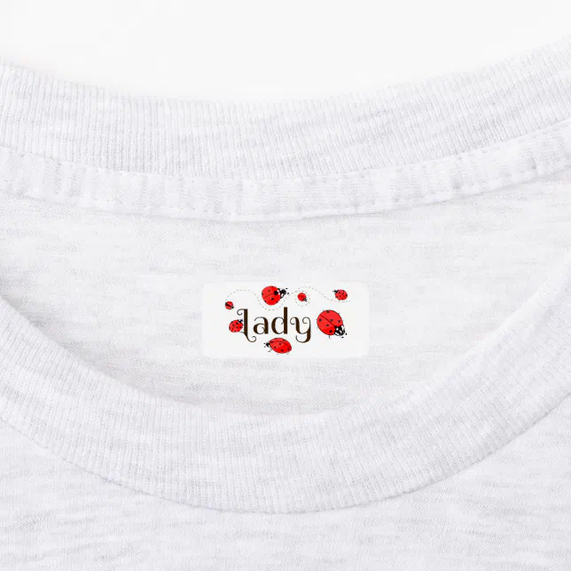 Ladybug Labels | Zazzle