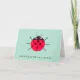 Ladybug / Ladybird Congratulations! Card | Zazzle