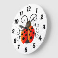 Ladybug Large Clock | Zazzle