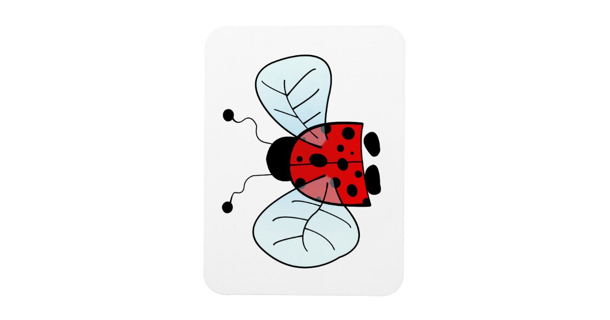 Ladybug magnet | Zazzle
