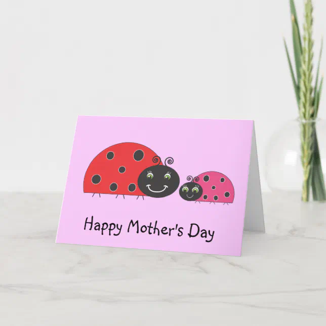 Ladybug Mother's Day Card | Zazzle