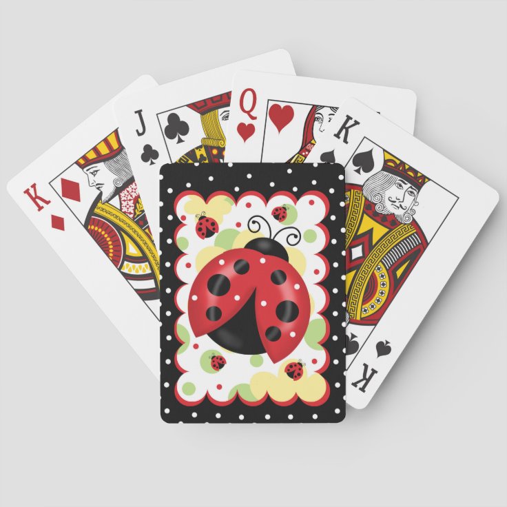 Ladybug Playing Cards | Zazzle