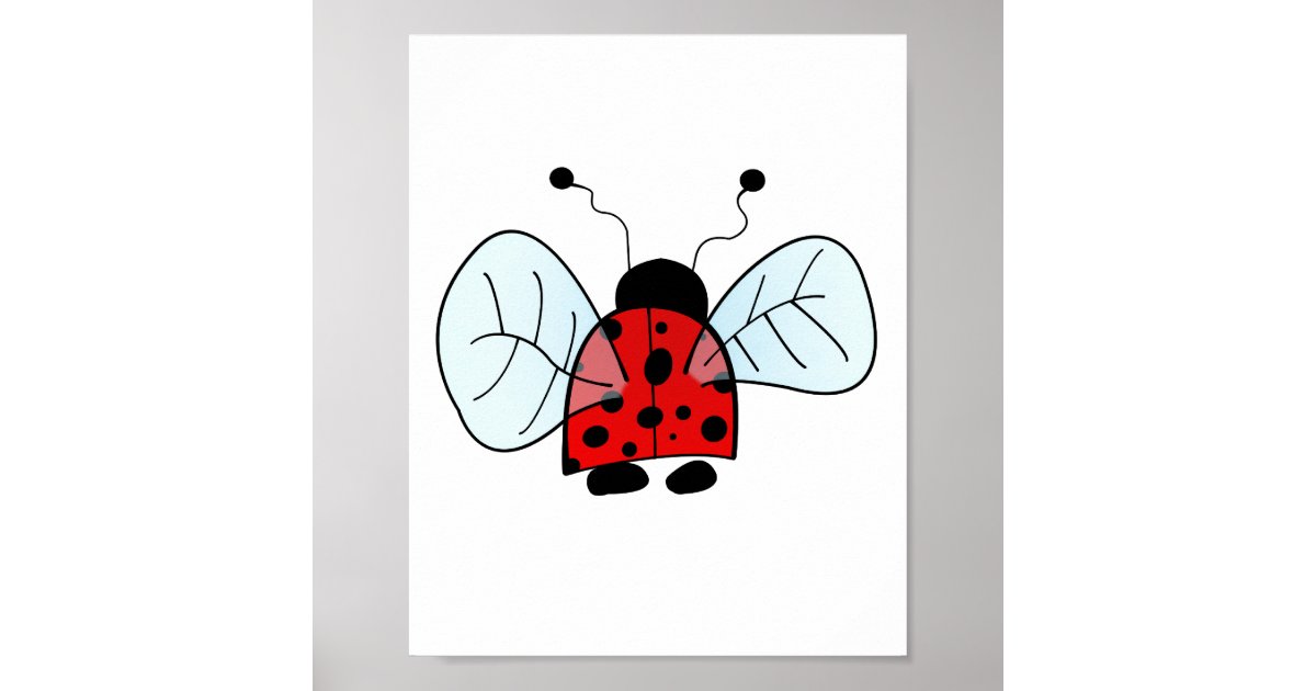 Ladybug poster | Zazzle