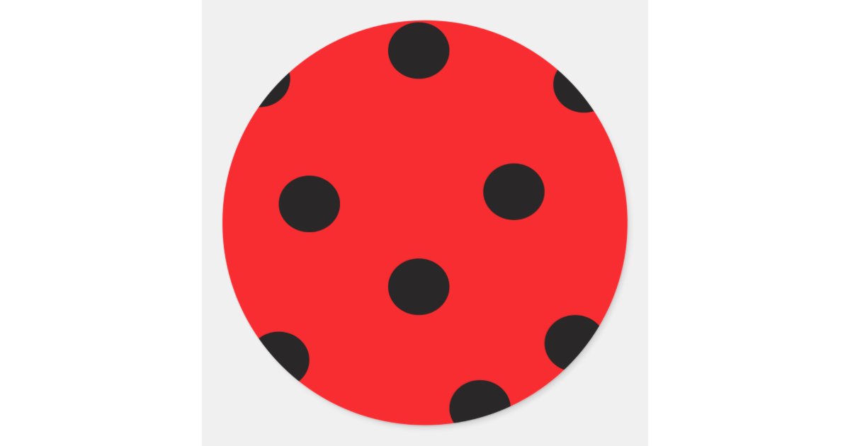 Ladybug Print Sticker | Zazzle