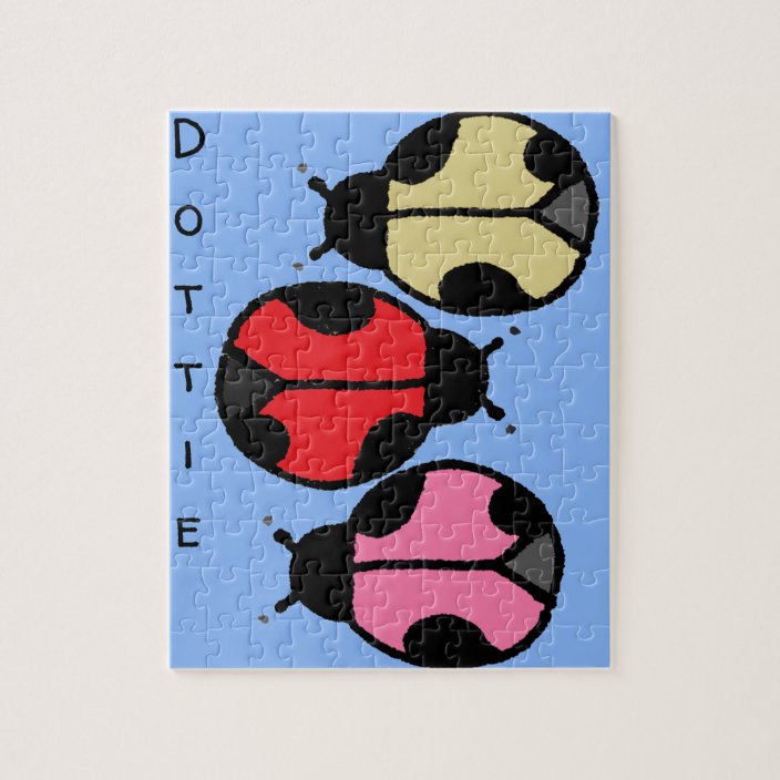 Ladybug Puzzle with Custom Text | Zazzle.com