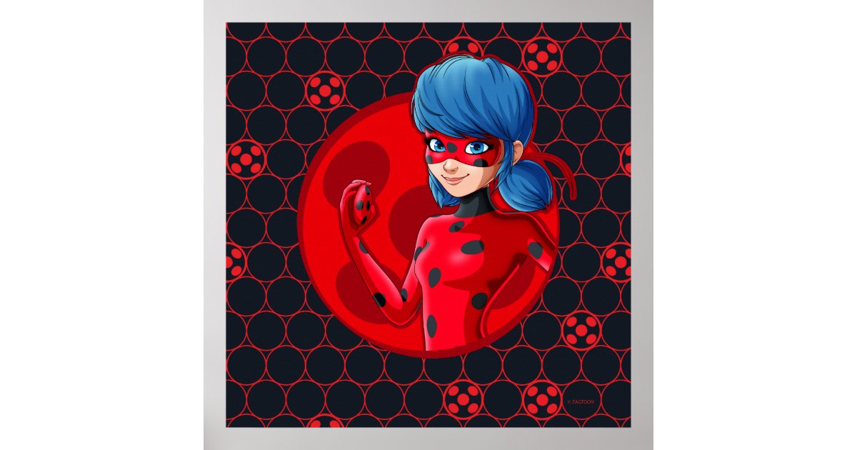 Ladybug Red Badge Poster | Zazzle