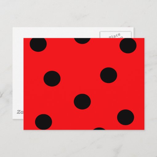 Ladybug Spots Postcard | Zazzle