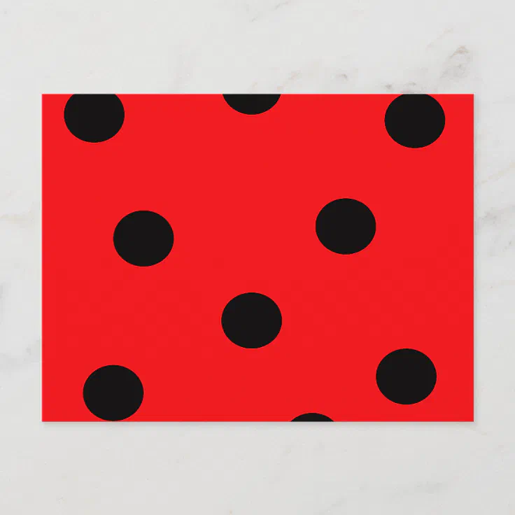 Ladybug Spots Postcard | Zazzle
