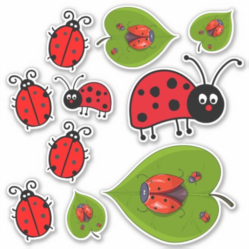 Ladybug Sticker | Zazzle