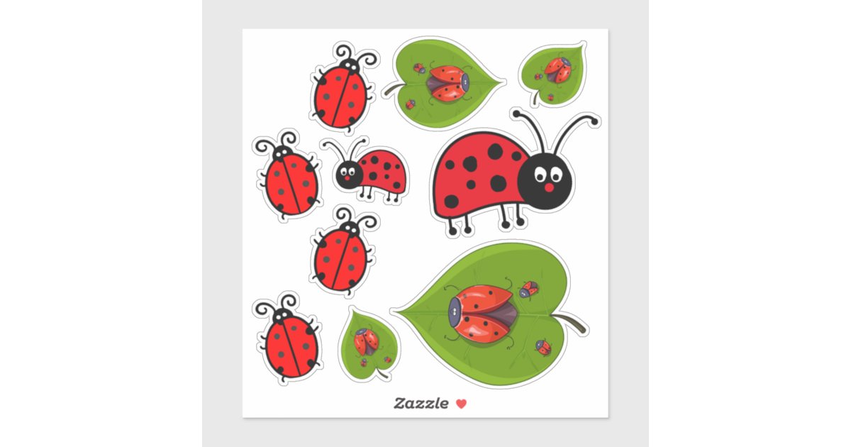 Ladybug Sticker | Zazzle