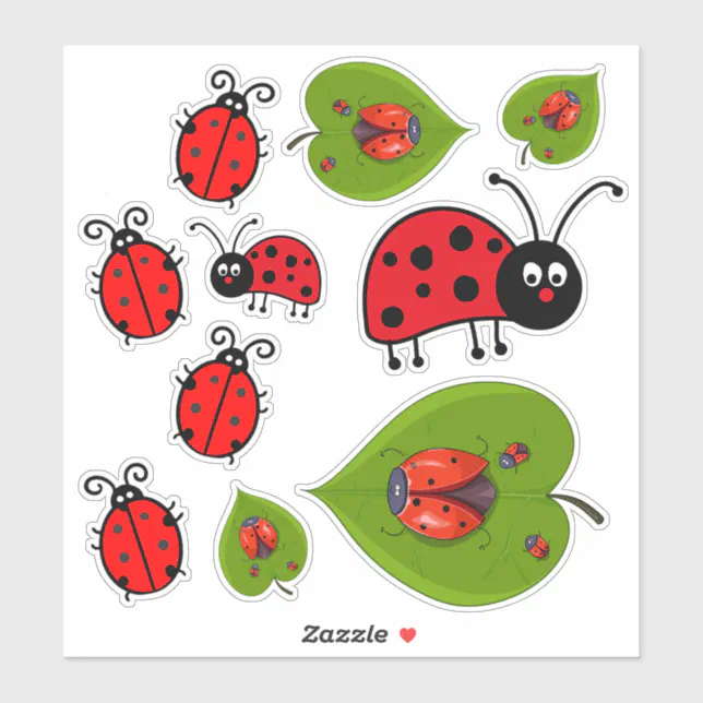 Ladybug Sticker | Zazzle