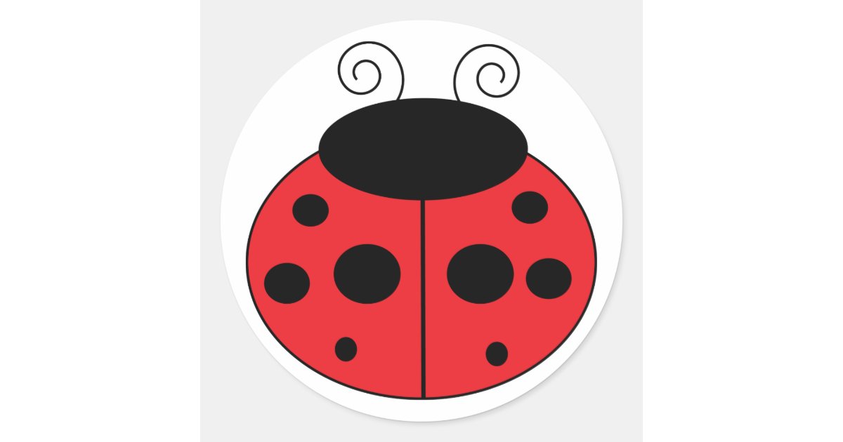 Ladybug Sticker | Zazzle