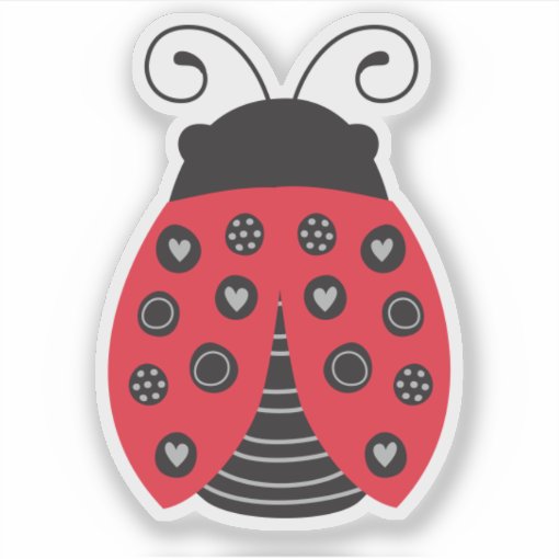 Ladybug Sticker | Zazzle