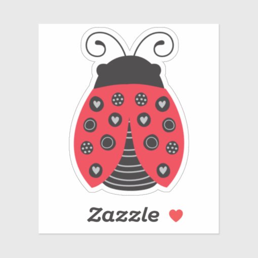 Ladybug Sticker | Zazzle