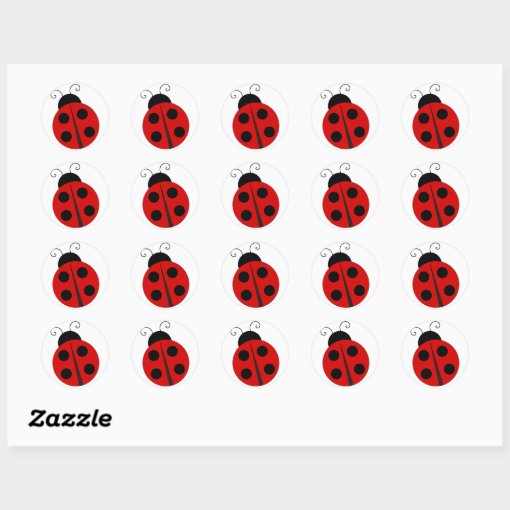 Ladybug Sticker | Zazzle