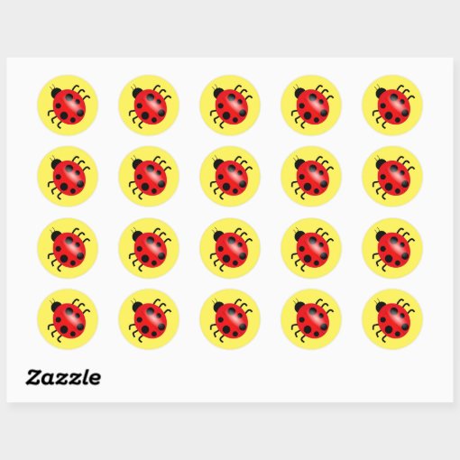 Ladybug Stickers | Zazzle