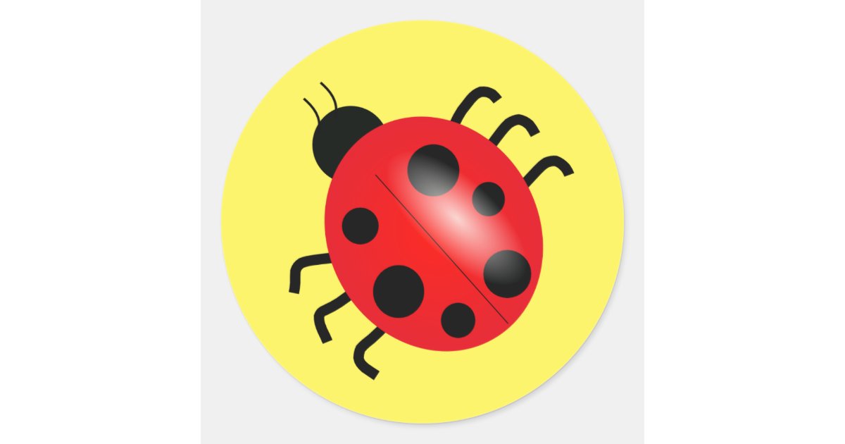 Ladybug Stickers | Zazzle