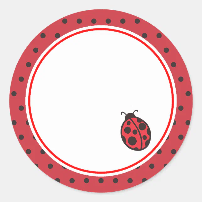 Ladybug Stickers | Zazzle