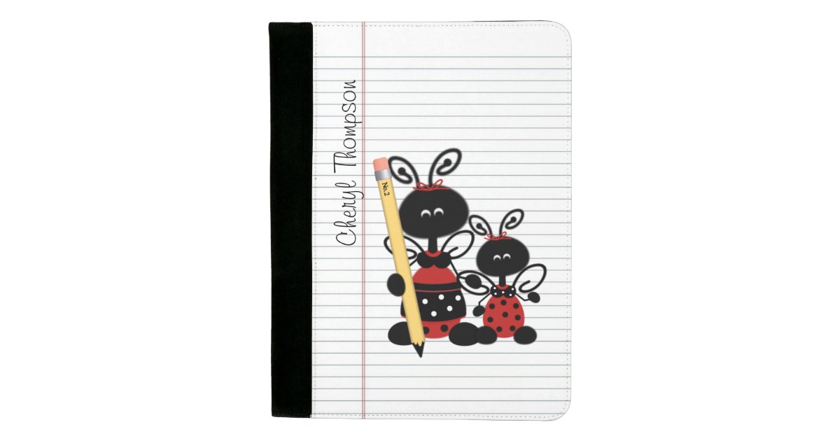 Ladybug Teacher Custom Padfolio | Zazzle