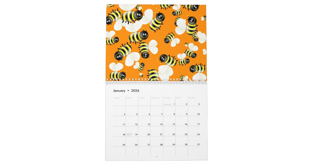 Ladybug Wallpaper Calendar | Zazzle