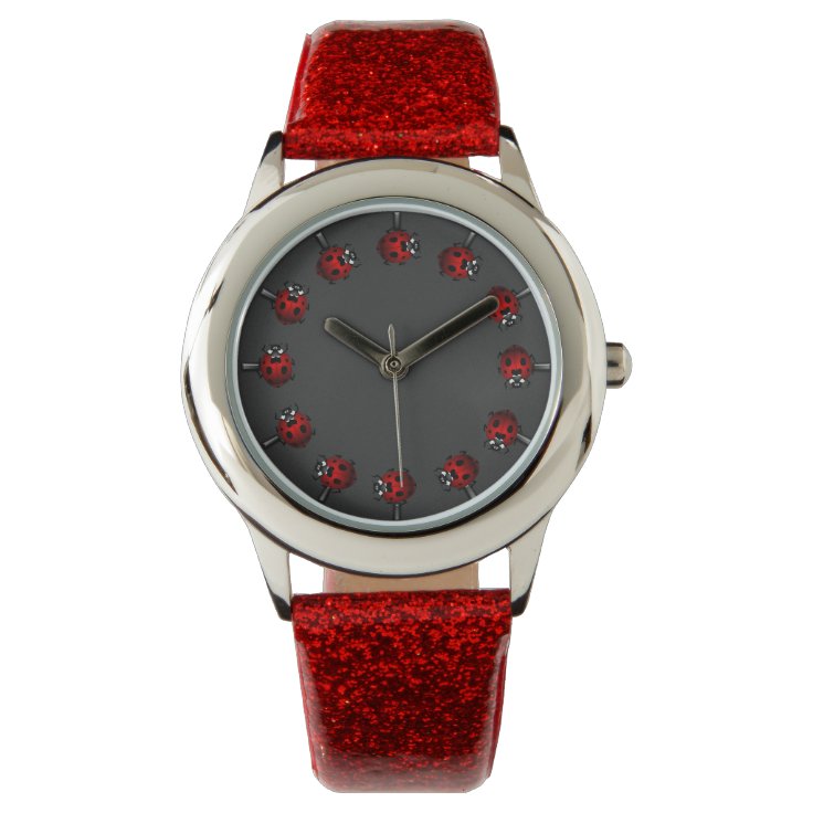 Ladybug Watch Cute Ladybird Wrist Watch Bug Gifts | Zazzle