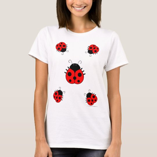 Ladybug Womens T-Shirt | Zazzle.com