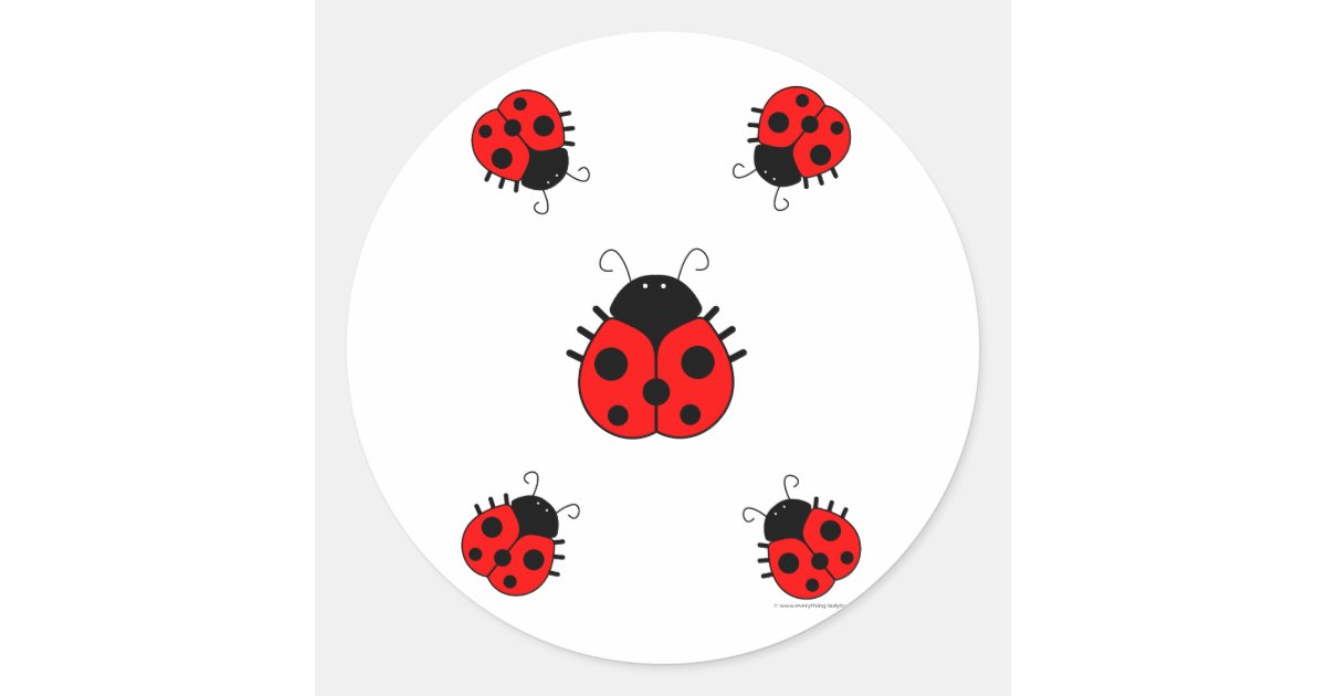 Ladybugs Sticker | Zazzle