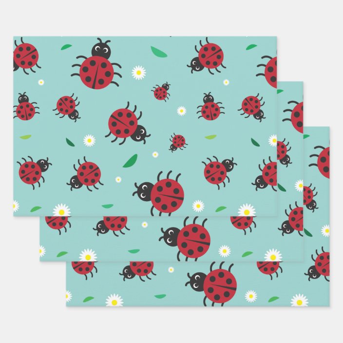 Ladybugs - wrapping paper sheets | Zazzle.com