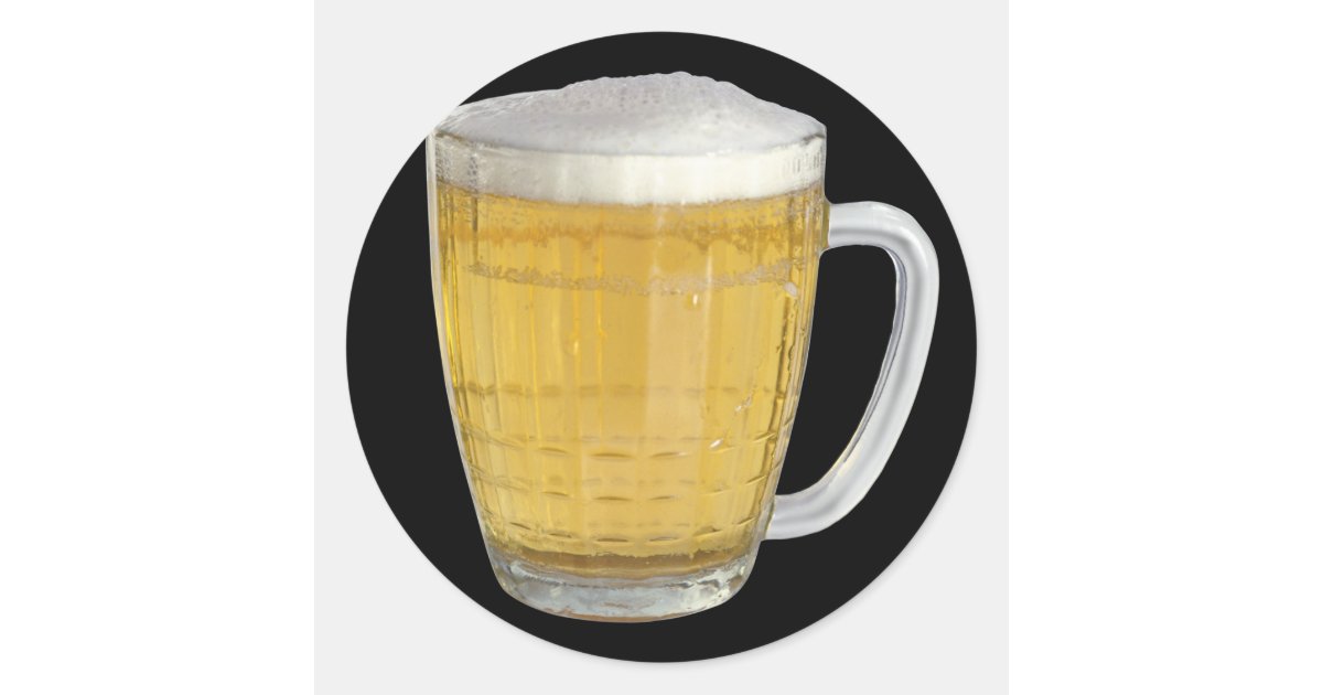 Lager Classic Round Sticker | Zazzle