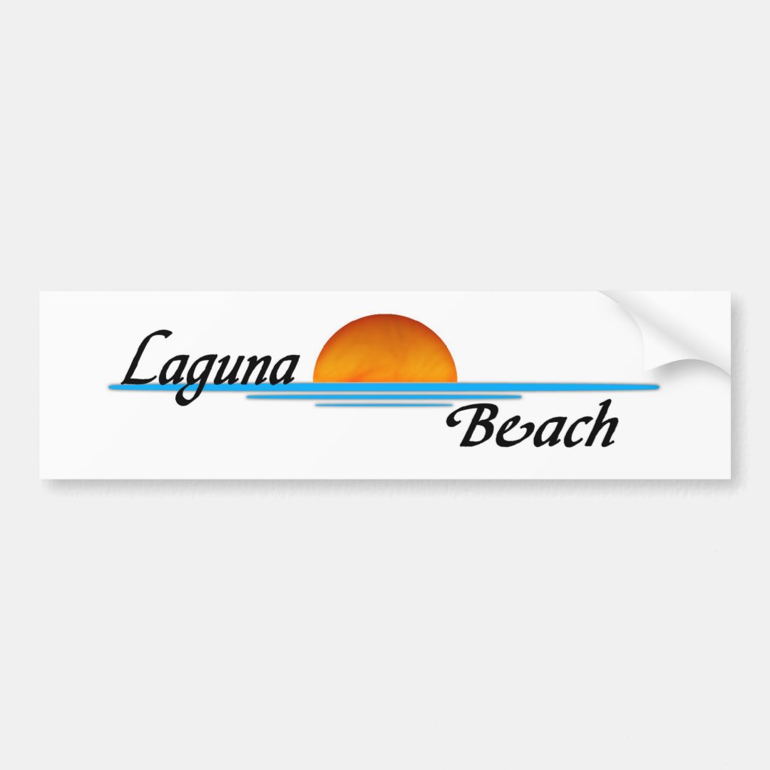 Laguna Beach Bumper Sticker | Zazzle