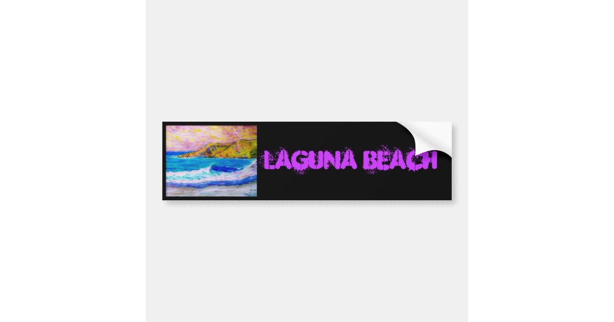 Laguna Beach Bumper Sticker | Zazzle