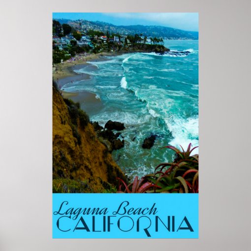 Laguna Beach California Poster | Zazzle