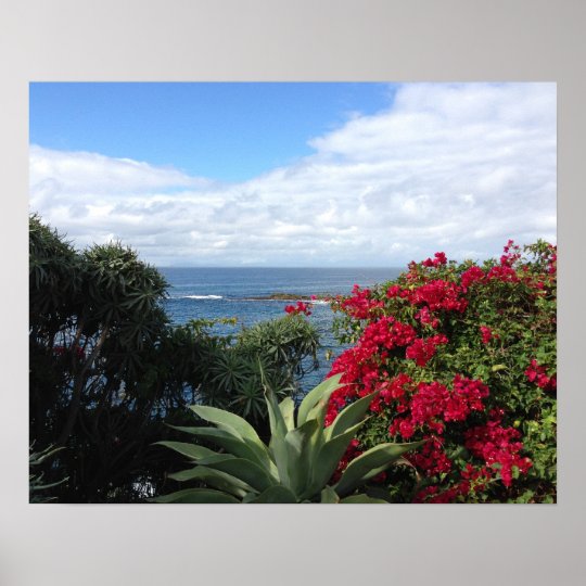 Laguna Beach Ocean View Poster | Zazzle.com