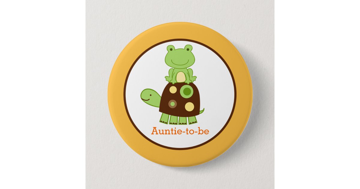 Laguna Turtle NAME TAG Custom Button | Zazzle