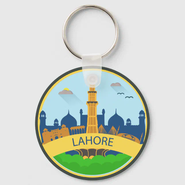 LAHORE MINAR-E-PAKISTAN KEYCHAIN | Zazzle