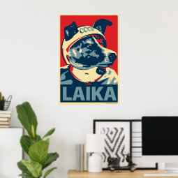 Laika The Space Dog - Laika: OHP Poster | Zazzle