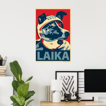 Laika The Space Dog - Laika: OHP Poster | Zazzle